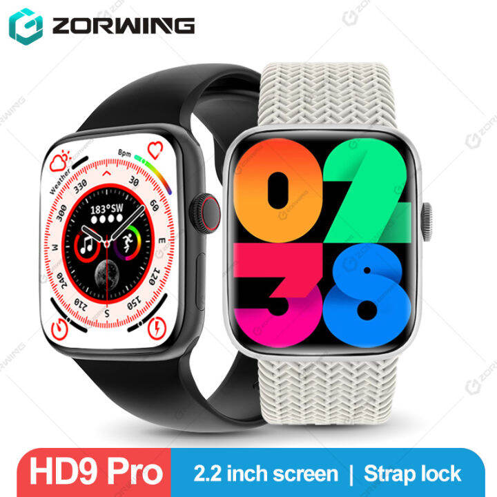 HD9 Pro Smart Watch Men Women 2.2 Inch HD Screen Compass NFC Smartwatch ...