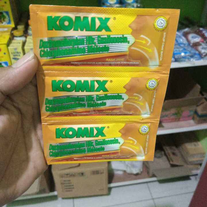 Obat Batuk Cair Komik Rasa Jahe Isi 3 Sachet | Lazada Indonesia