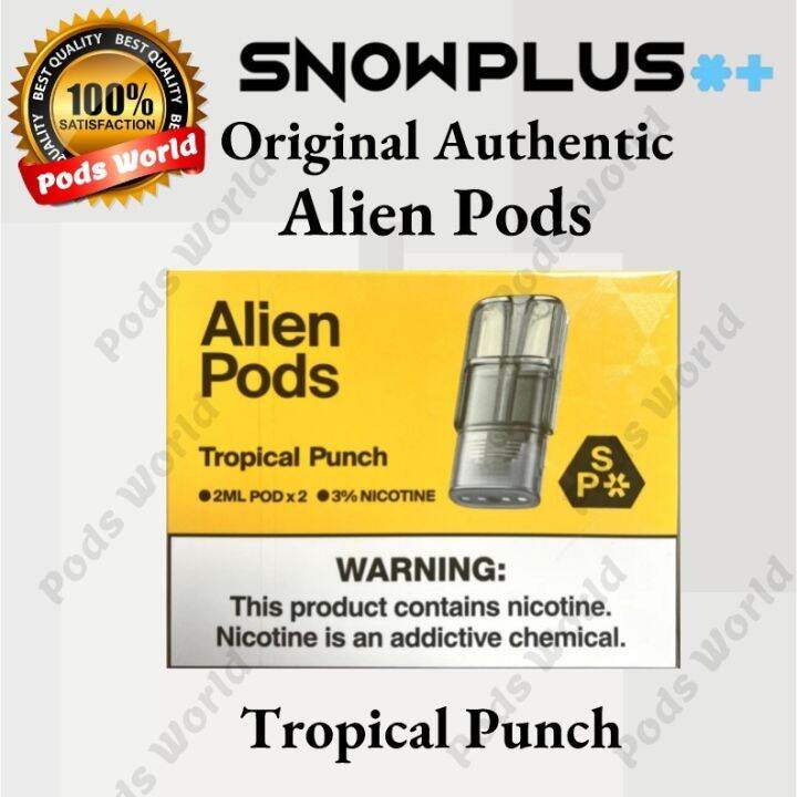 SNOWPLUS Alien Tropical Punch Pods Favor Juice 100 Legit Compatible ... SNOWPLUS Alien Tropical Punch Pods Favor Juice 100 Legit Compatible ...
