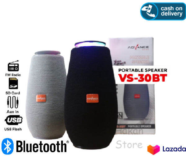 Speaker Bluetooth Advance VS 30BT / Speaker Portable Bluetooth Advance VS-30BT~HAKAN STORE ...