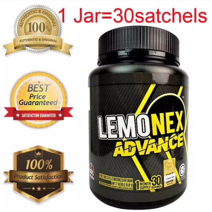 【AUTHENTIC】LEMONEX ADVANCE FAT BURNER (30 Sachets) 100% Halal With Gold ...