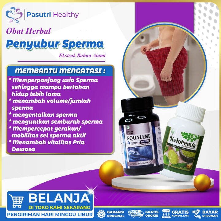 Obat Penyubur Sperma Pria Pengental Sperma Mani Encer Laki Laki ...