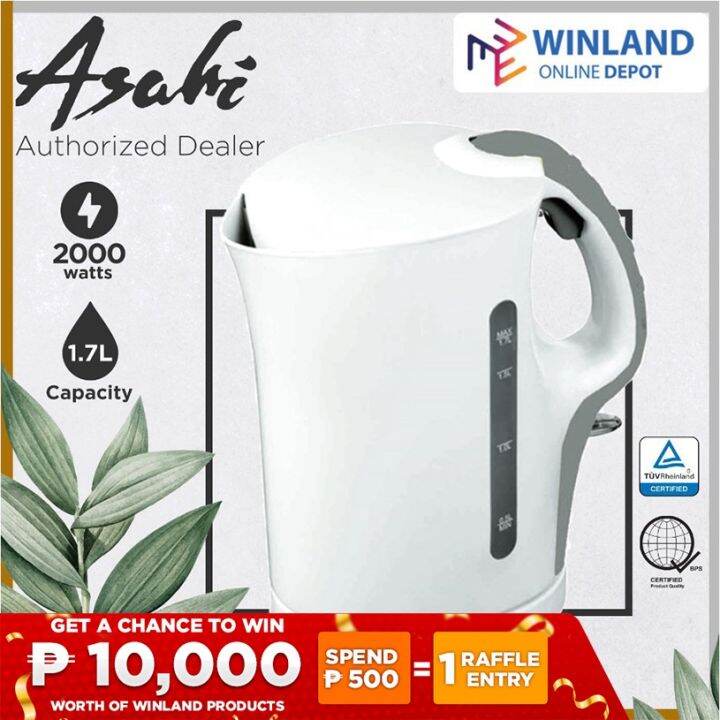 Asahi Original Kettle Electric Water Heater W High Temp Body 2000w