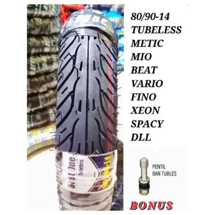 BAN METIK TUBLES UKURAN 80/90 DAN 90/90 BAN METIK DEPAN BELAKANG SET | Lazada Indonesia