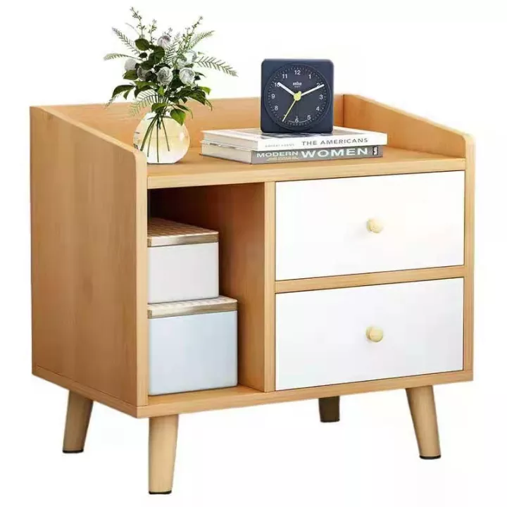 CTG-002 DIY Modern Minimalist Nordic Style Bed Side Table With Drawer ...