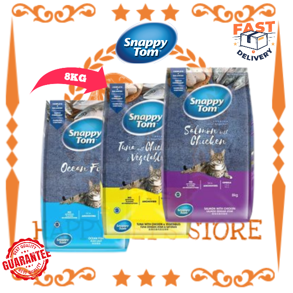 Snappy Tom Cat Food / Dry Food / Pet Food 8kg | Lazada