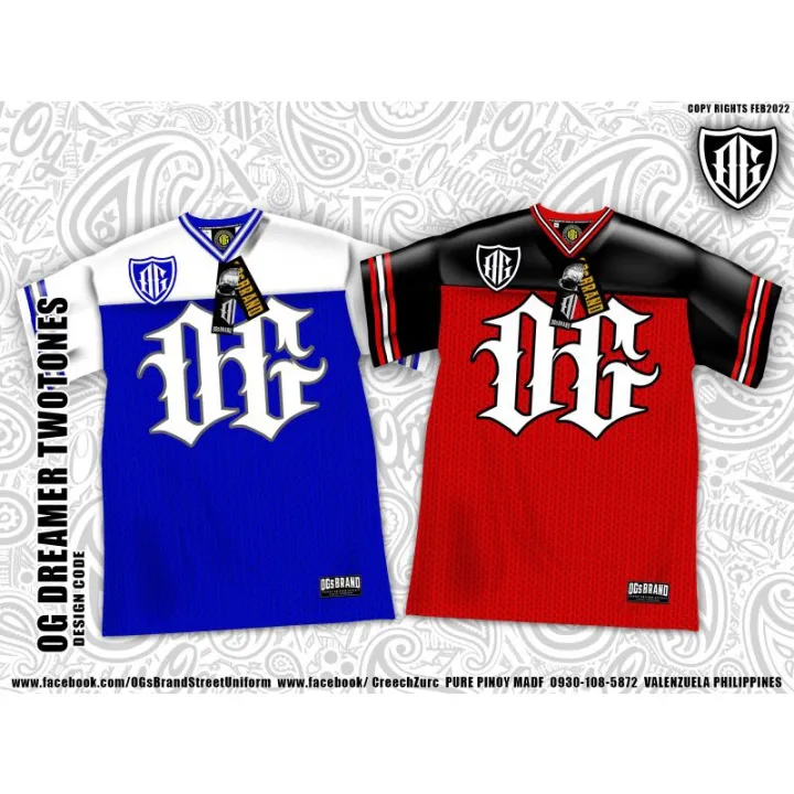 Philippine spot OG DREAMER COOLWEAR JERSEY OGs Brand | Lazada PH