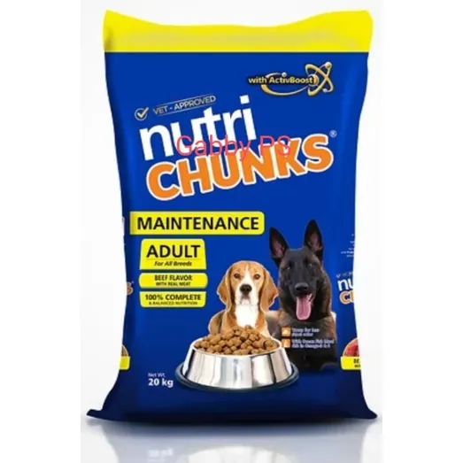 Nutri Chunk Dog Food Nutrichunks Adult and Puppy 1Kg repacked | Lazada PH