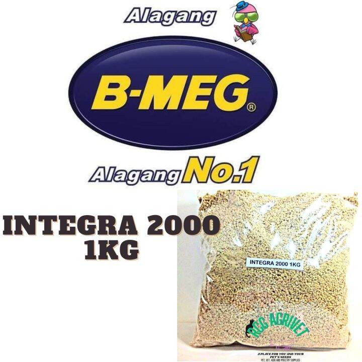 [RCG AGRIVET] B MEG INTEGRA 2000 STARTER CRUMBLE / 1KG 2KG 3KG (REPACKED) / Mixed Pellet & Grain ...