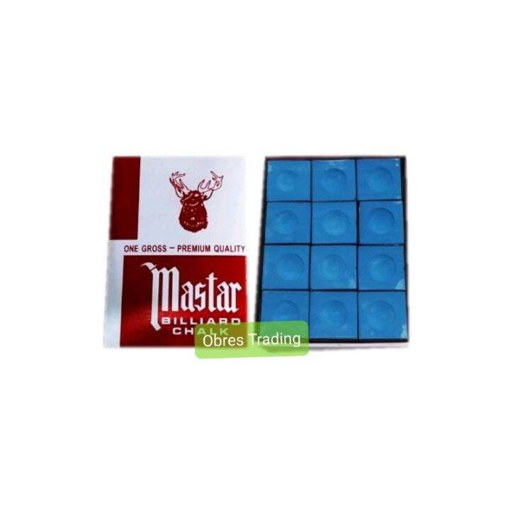 Billiard Chalk Tisa 1 Box (12 pieces) by Obres | Lazada PH