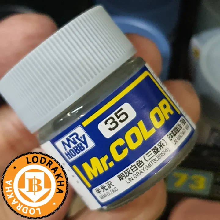 สีสูตรทินเนอร์ Mr.color C35 IJN Gray (Mitsubishi) Semi-Gloss 10ml ...