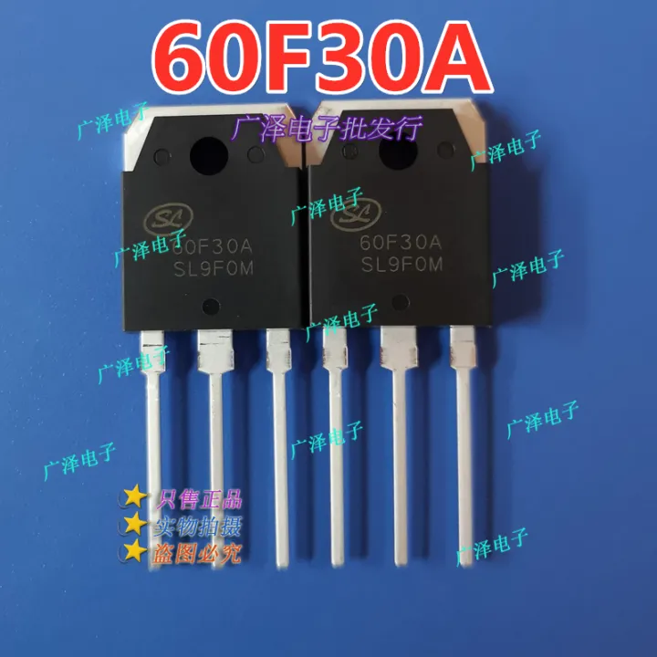 5Pcs 60F30A TO-3P 60F30 TO3P 60A 300V Fast Recovery ทรานซิสเตอร์สำหรับ ...