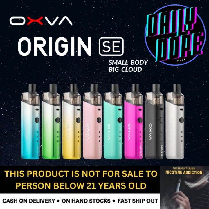 {Legit} Oxva Origin SE Pod Kit with FREE Oxva Lace Origin SE Pod Oxva ...