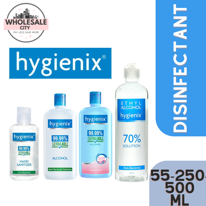 HYGIENIX Anti Bacterial Solution Alcohol 70% | Lazada PH
