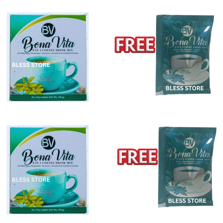 Bonavita 8 in 1 Coffee ( 2 Boxes + 2 Sachet Free | Lazada PH