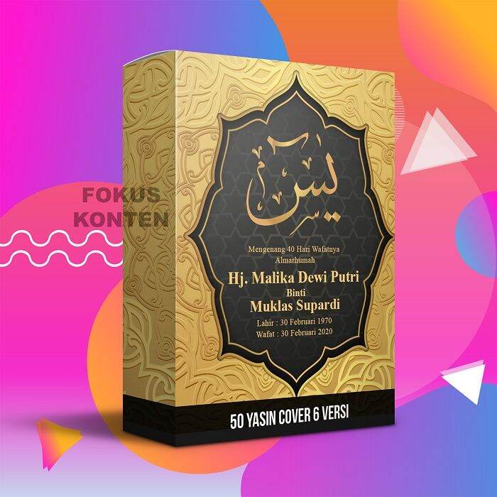 50 Desain Yasin Cover 6 versi - Template | Lazada Indonesia