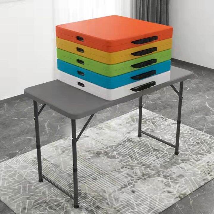 Hot search Heavy Duty Foldable Table With Hand Carry Fold-in-half Table ...