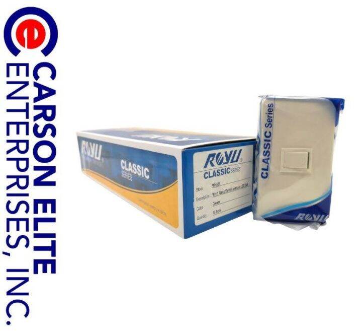 ROYU Classic Series 1-Gang Switch without LED Set (WH501) sold per ...