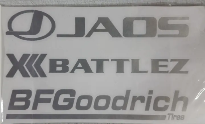 Jaos, Battlez, BF Goodrich 4x4 Mudguard sticker set | Lazada PH