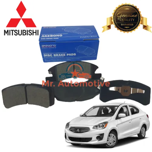 AKEBONO Front Brake Pads for Mitsubishi Mirage (2012 - 2019) | Lazada PH