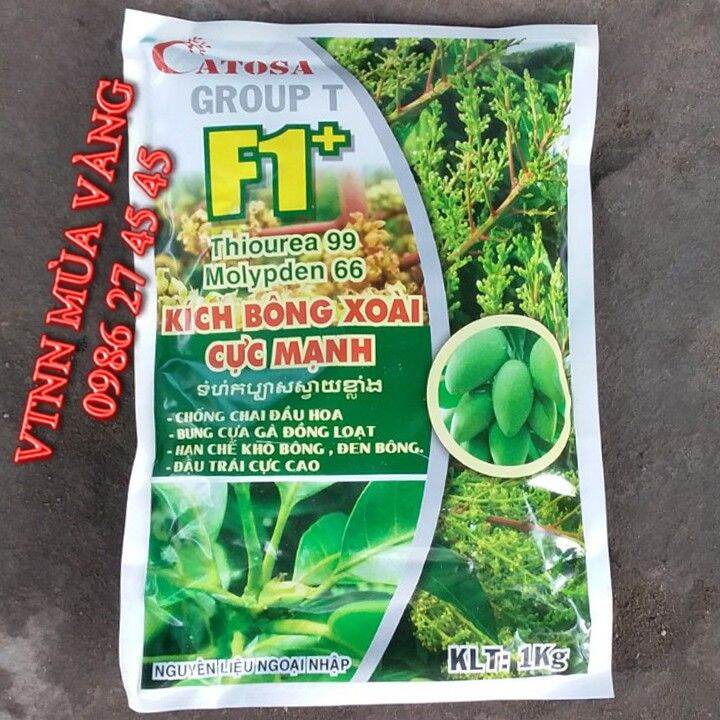 Phân Bón Kích Thích Ra Hoa Xoài Nghịch Vụ Cực Mạnh Chống Chai Đầu F1 Gói 1Kg | Lazada.vn
