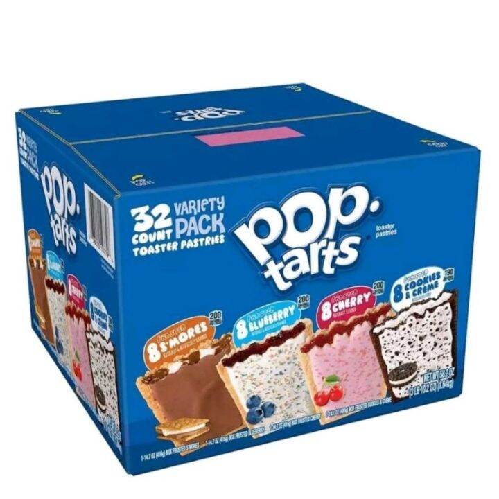 Kellogg's Pop Tarts Strawberry Cinnamon Variety Pack (36 ct.) | Lazada PH