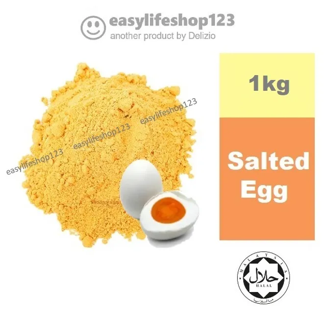 Salted Egg Powder, Serbuk Telur Masin Murah, 1kg HALAL | Lazada