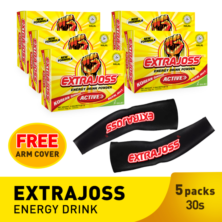 Extra Joss Energy Drink 5 Packs (30 Sachets) | Lazada PH