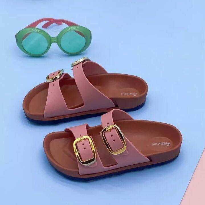 NEW FASHION TWO STRAP ADJUSTABLE SLIDES | Lazada PH