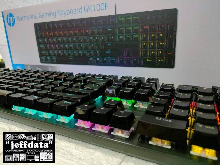 Gaming Hp Mechanical Keyboard GK100F ( Aprildata Pc Legit) | Lazada PH