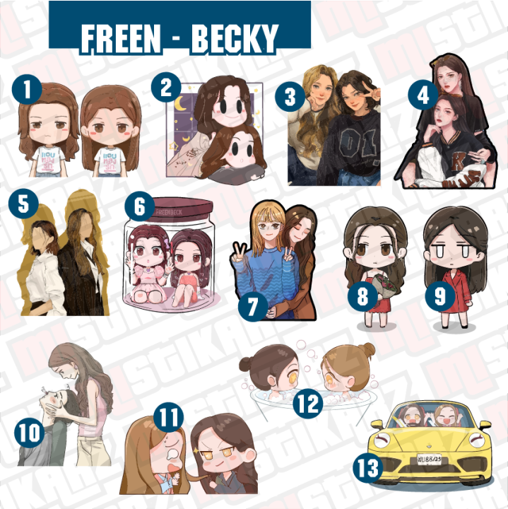 FREEN BECKY - Waterproof Sticker | Lazada PH