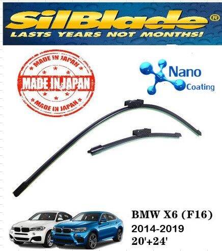 BMW X6 (F16) Wiper Blade Year 2014-2019 Size 20"+24" (A) Silblade ...