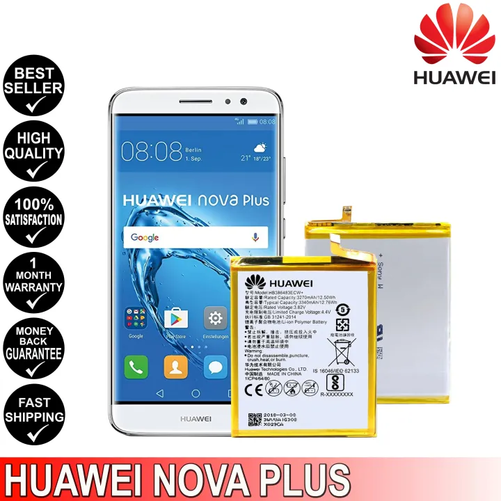 Huawei Nova Plus Battery Model:HB386483ECW (3340mAh) Original Equipment ...