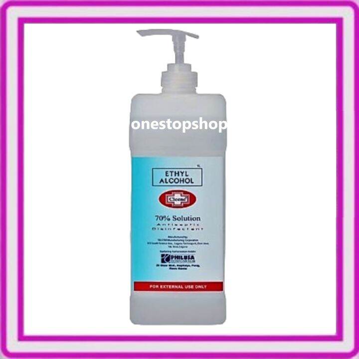 Cleene Ethyl Alcohol 70% Solution 1Liter | Lazada PH
