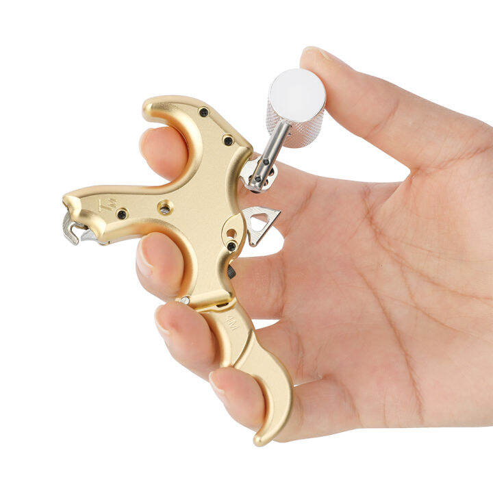 Compound Bow Target 3/4 Finger Release Aids Grip Trigger | Lazada PH