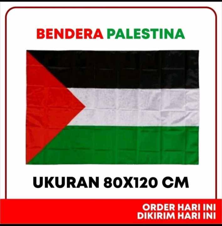 BENDRA PALESTINA BENDERA INDONESIA BENDERA MERAH PUTIH | Lazada Indonesia