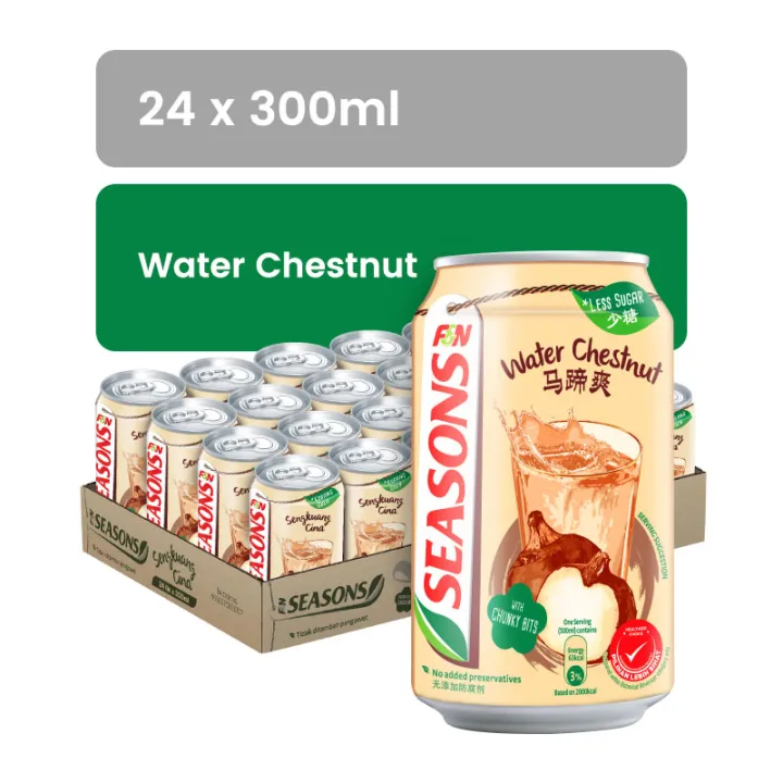 SEASONS Water Chestnut 300ML X 24 | Lazada