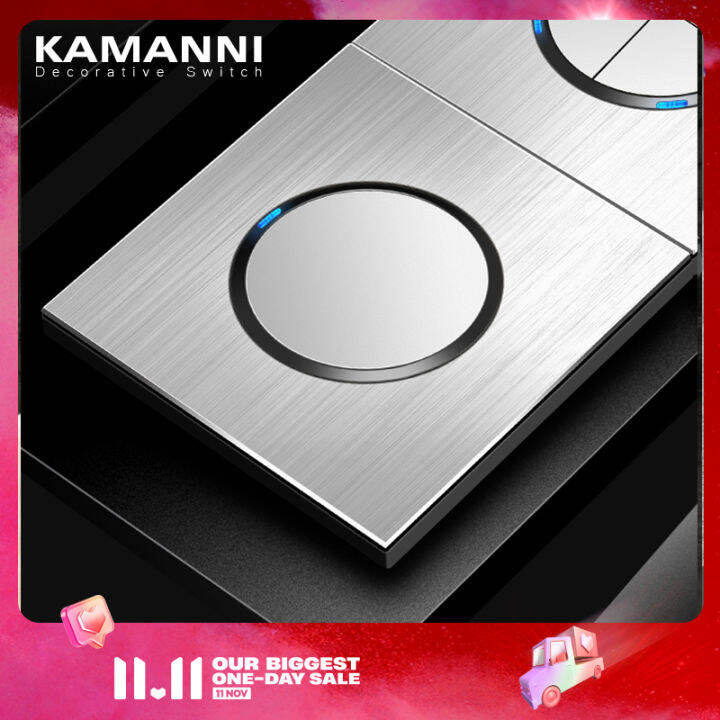 Kamanni Wall Power Switch Modern Lighting Switch Universal 4 Pin Plug ...