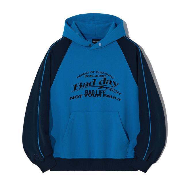 [GROOVE RHYME] BAD DAY NOT BAD LIFE RAGLAN HOODIE | Lazada PH