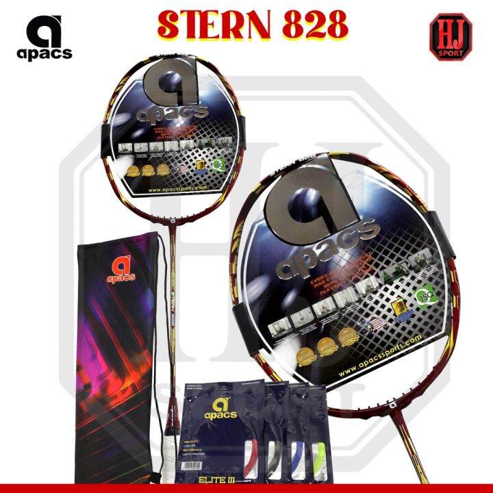 Raket Original Badminton Apacs Stern 828 Bonus Senar dan Tas | Lazada ...