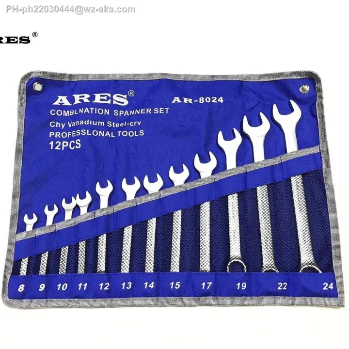 tools set original ARES PROFESSLONAL TOOLS Combination wrench Set 8 -24 ...
