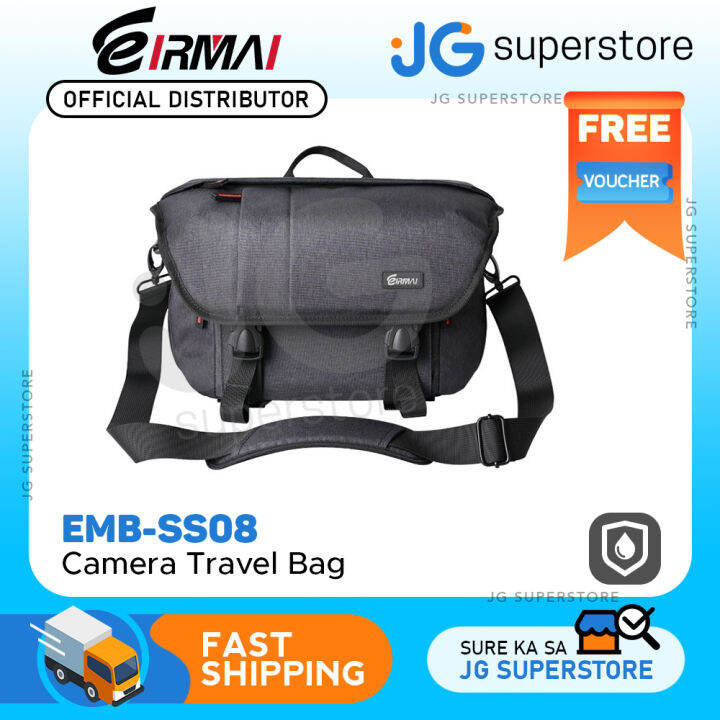 Eirmai Camera Messenger Bag Sling Travel Case (fits 1 DSLR, 2 Lenses ...