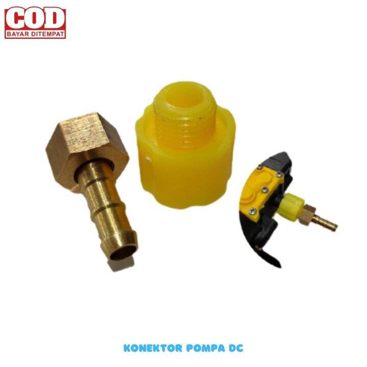 Konektor Model Drat Sambungan Selang Pompa Air 12V DC Tekanan Tinggi ...