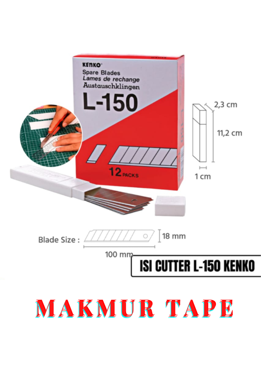 ISI CUTTER KENKO L-150 PER PACK | Lazada Indonesia