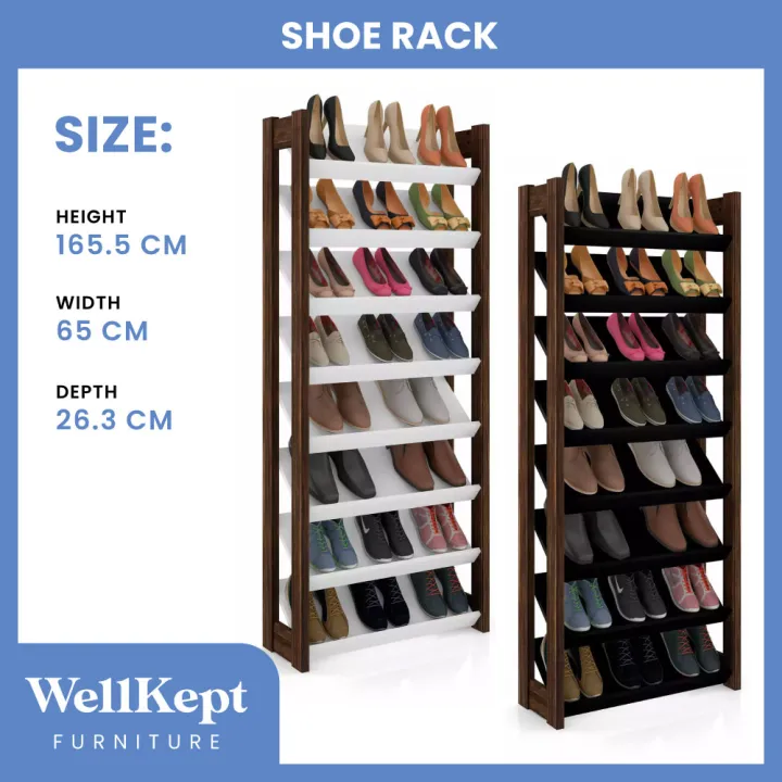 WellKept Furniture Multi Purpose Shoe Rack, Display Rack for Shoes ...
