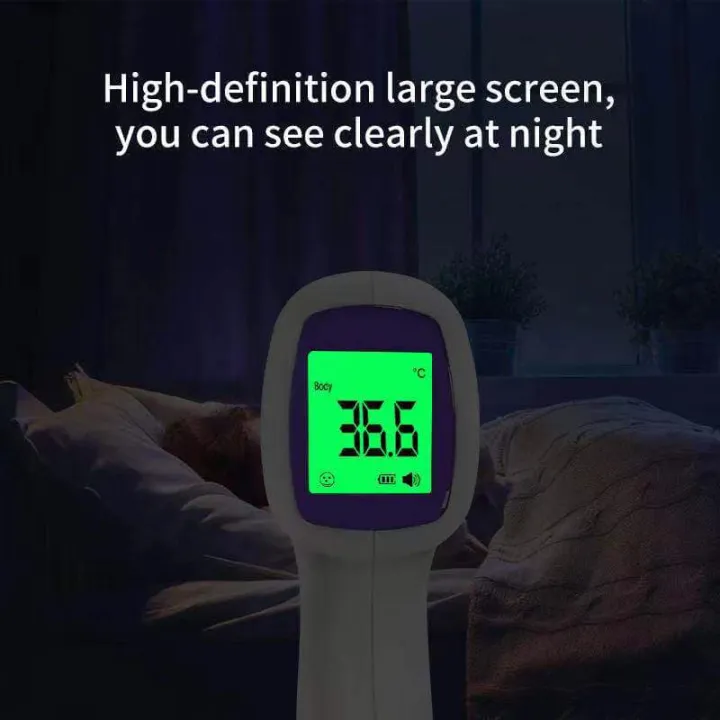 Digital Termomete Baby Adult Infrared Forehead Body Thermometer Gun Non ...