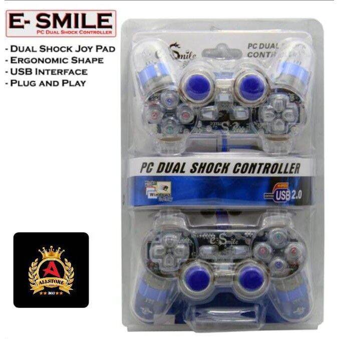 Gamepad Double Transparant Getar E-SMILE. Joystick Transparan E-SMILE ...