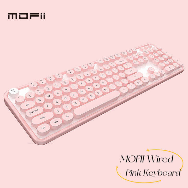 FANTASY T MALL MOFII THE RED Retro Stylish Wired Keyboard with USB ...
