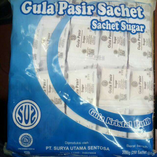 Gula Pasir Sachet 800 Gr X 100 Pcs | Lazada Indonesia