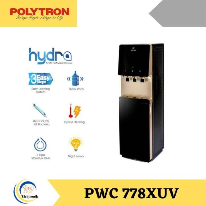 DISPENSER POLYTRON PWC 778 XUV GALON BAWAH | Lazada Indonesia